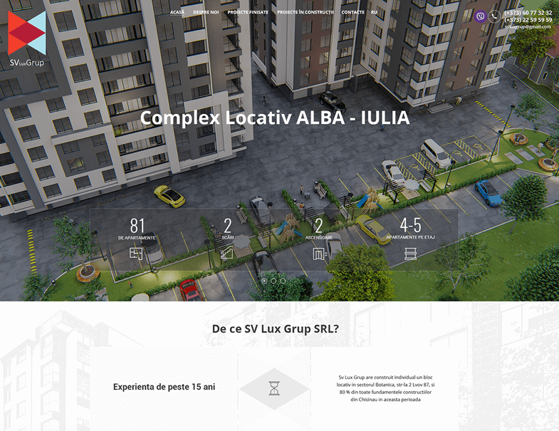 Portfolio de proiectare, dezvoltare si promovare a site-urilor in Moldova