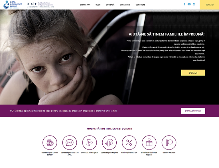 Portfolio de proiectare, dezvoltare si promovare a site-urilor in Moldova