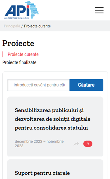 Portfolio de proiectare, dezvoltare si promovare a site-urilor in Moldova