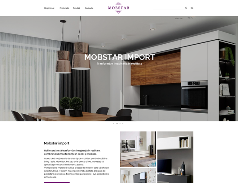 Portfolio de proiectare, dezvoltare si promovare a site-urilor in Moldova